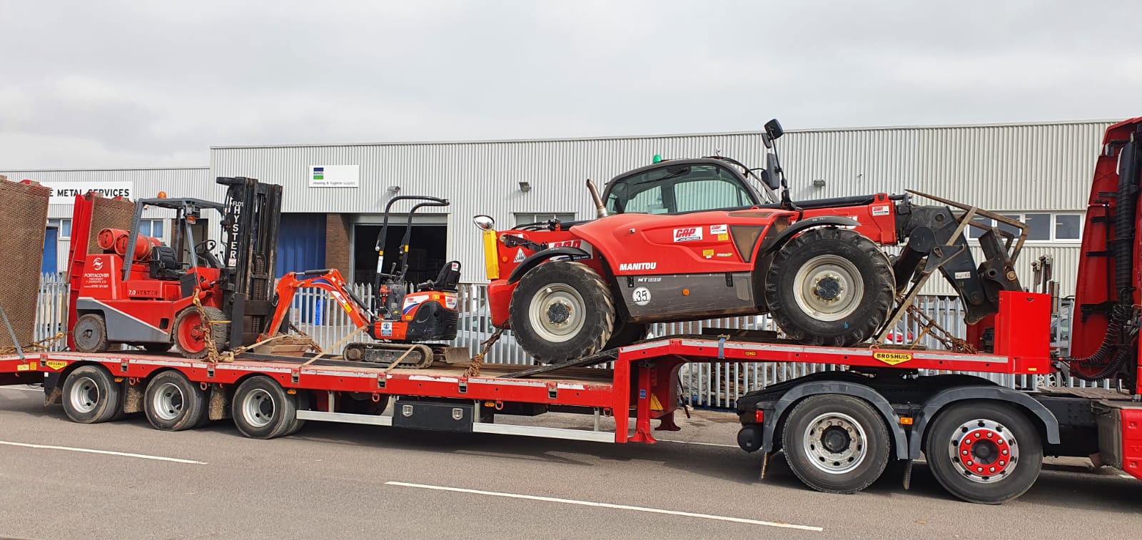 Semi Low Loaders - Portacover